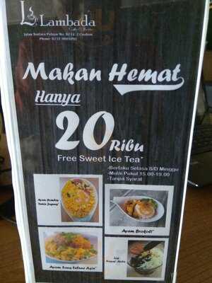 Lambada Cafe & Resto, Cirebon - Jl. Tentara Pelajar no. 87 - Commander ...